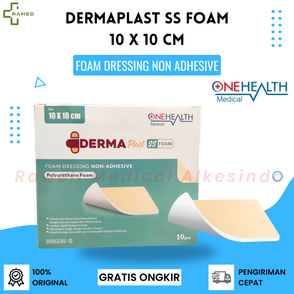 Jual Dermaplast Foam Dressing 10 x 10 cm Non Adhesive / Foam Penyerap ...