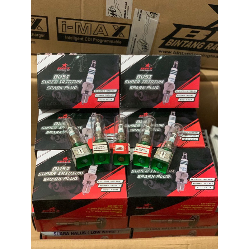 Jual Busi Super Iridium BRT Bintang Racing Team pnp Mx/Mxking/Vixion/Nmax/Aerox/Lexy/Kharisma ...