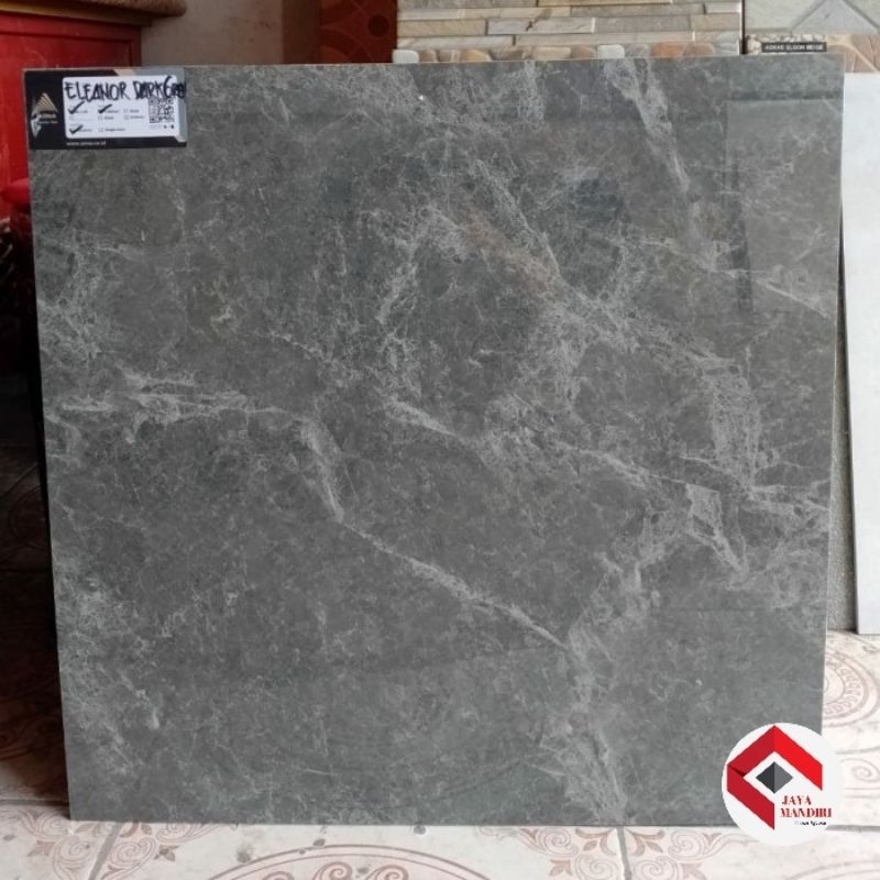 Jual Granite Tile 60x60 Kw Eco Arna Eleanor Dark Grey | Shopee Indonesia