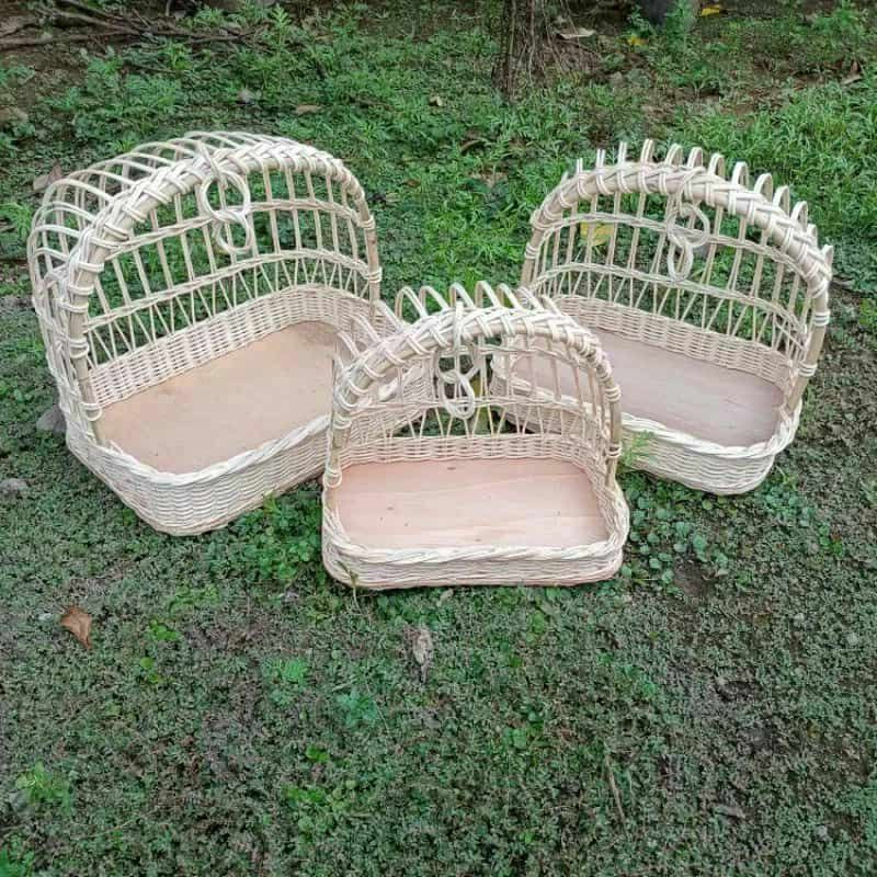 Jual kerajang rotan kerajang seserahan model ayunan untuk ukuran S ...