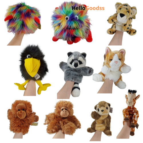 Jual Boneka Tangan hand Puppet Bear Beruang Rakun Meerkat Kucing Burung ...
