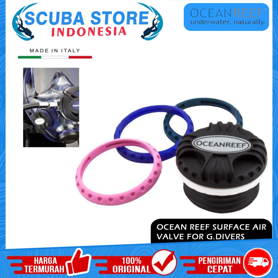 Jual Surface Air Valve For Mask Full Face Ocean Reef G.Divers Spare ...