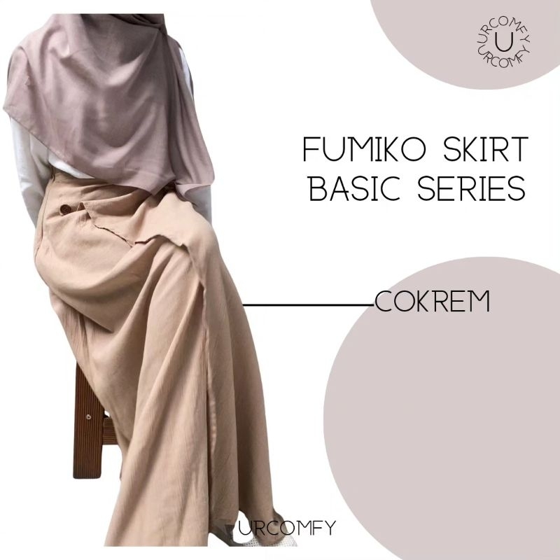 Jual Rok Polos || Rok Linen || Fumiko Basic Skirt Light Series | Shopee ...