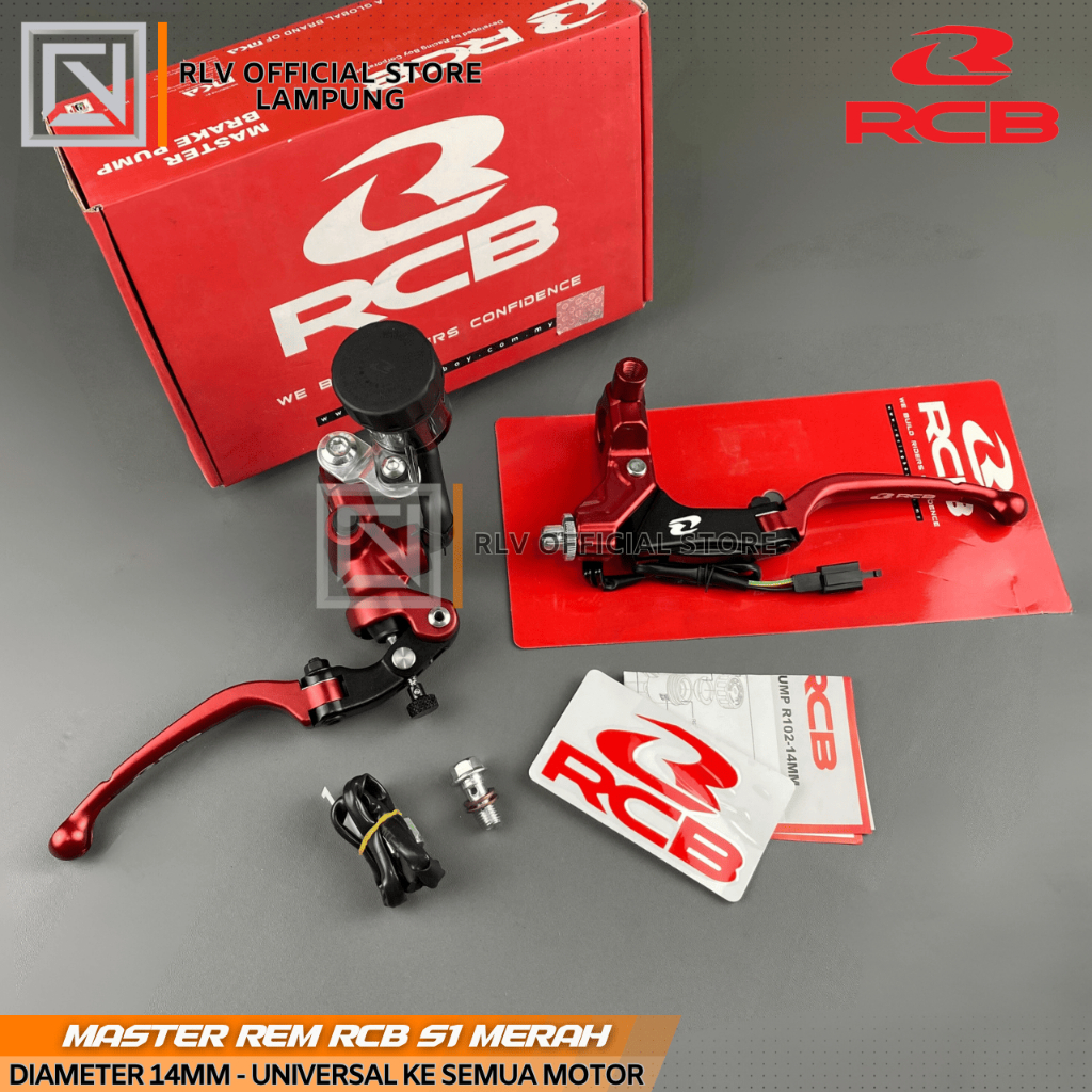 Jual Master rem RCB S1 Radial kanan 14MM Kanan kiri - Original Racing Boy | Shopee Indonesia