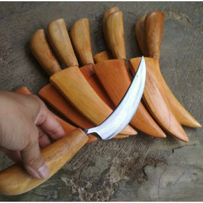 Jual Pisau Serut bambu/Pisau Serut + Sarung Bahan Baja Per Super Tajam ...