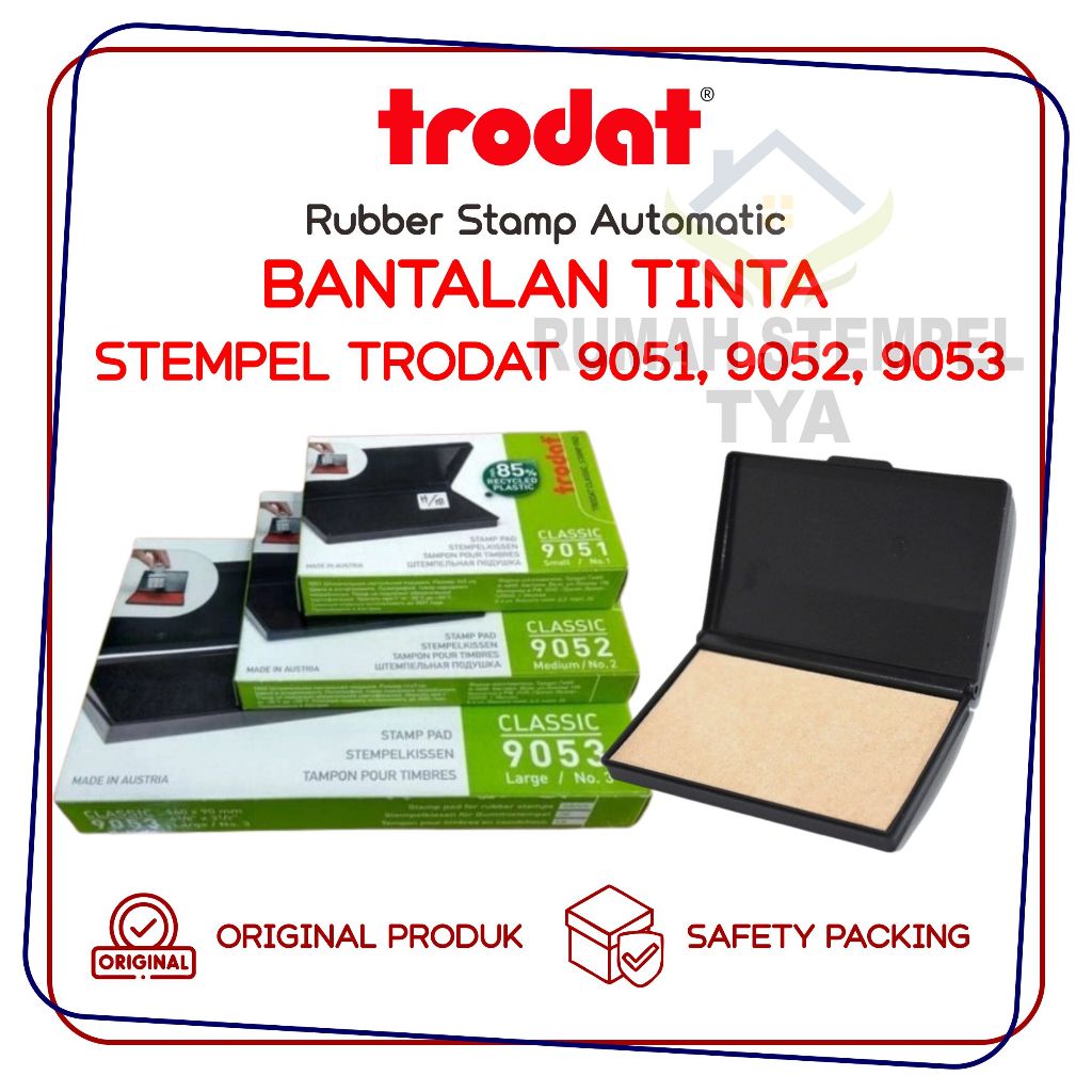 Jual bantalan Tinta STEMPEL manual TRODAT ORIGINAL | Shopee Indonesia