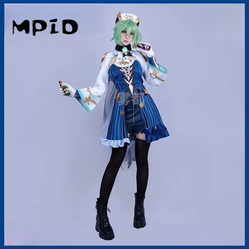 Jual 【MPID】Genshin Impact Cosplay Sucrose Costume Cute Sucrose Wig ...