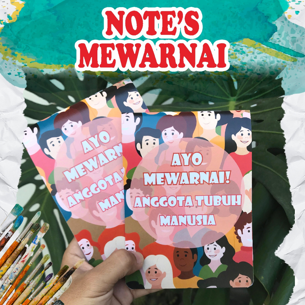 Jual Buku Kecil Mewarnai - Note Mewarnai Anggota Tubuh Manusia | Shopee ...