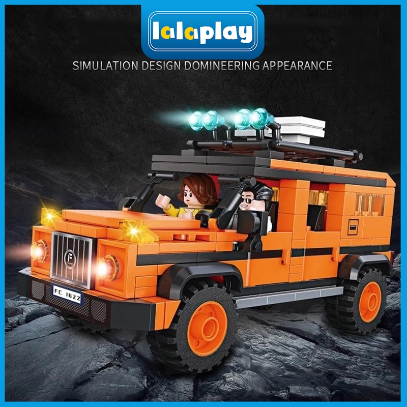 Jual Lalaplay Mainan Mobil Balap DIY Anak Laki-laki Mainan Building ...