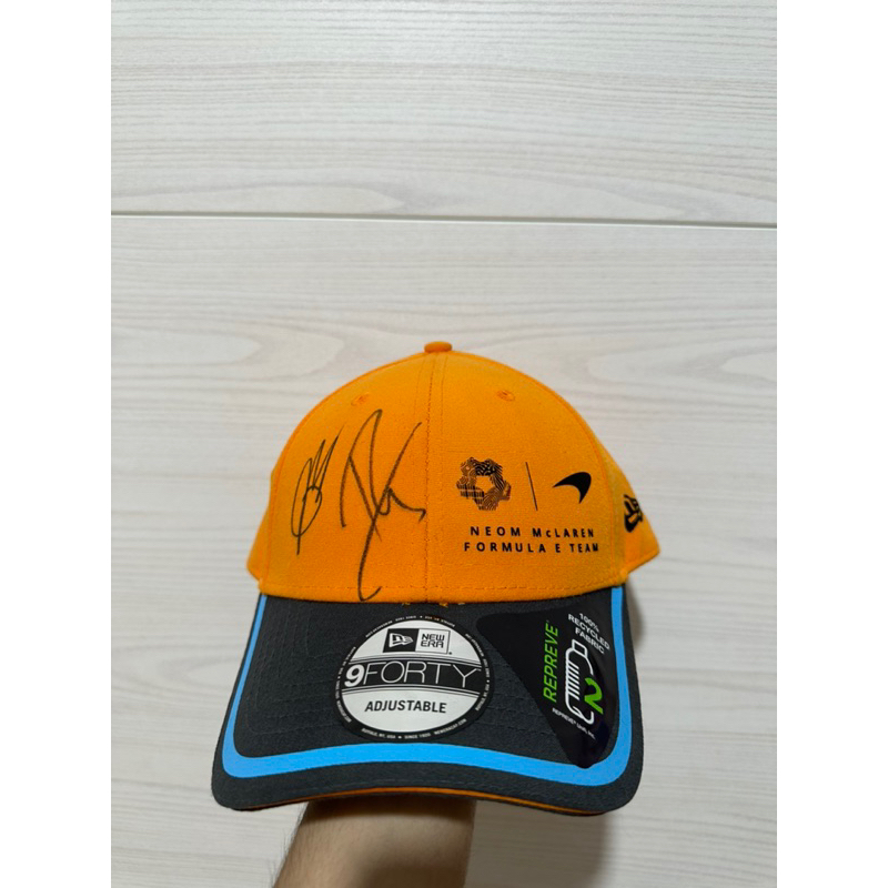 Jual Signed Cap McLaren Formula E René Rast & Jack Hughes (tanda tangan ...