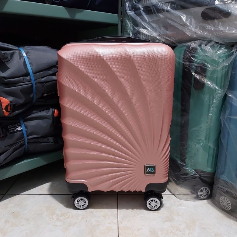 Jual KOPER 18 INCH ORIGINAL BAHAN FIBER RODA 4 GANDA | Shopee Indonesia