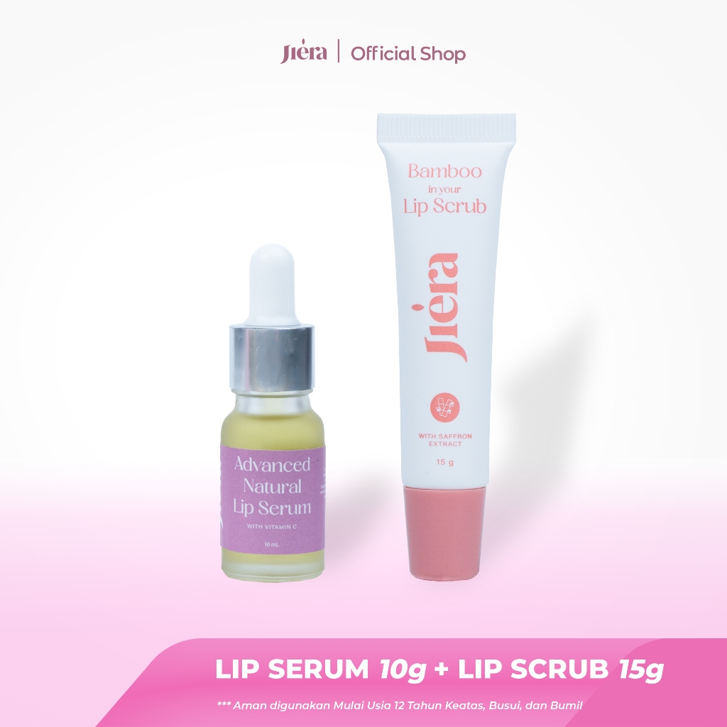 Jual [Bundling] JIERA Natural Lip Serum 10ml + JIERA Bamboo In Your Lip ...