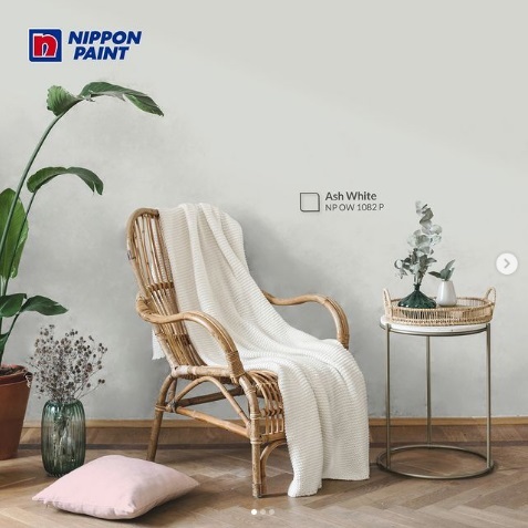 Jual CAT TEMBOK INTERIOR DAN EKSTERIOR NIPPON PAINT - ASH WHITE/OW1082P ...