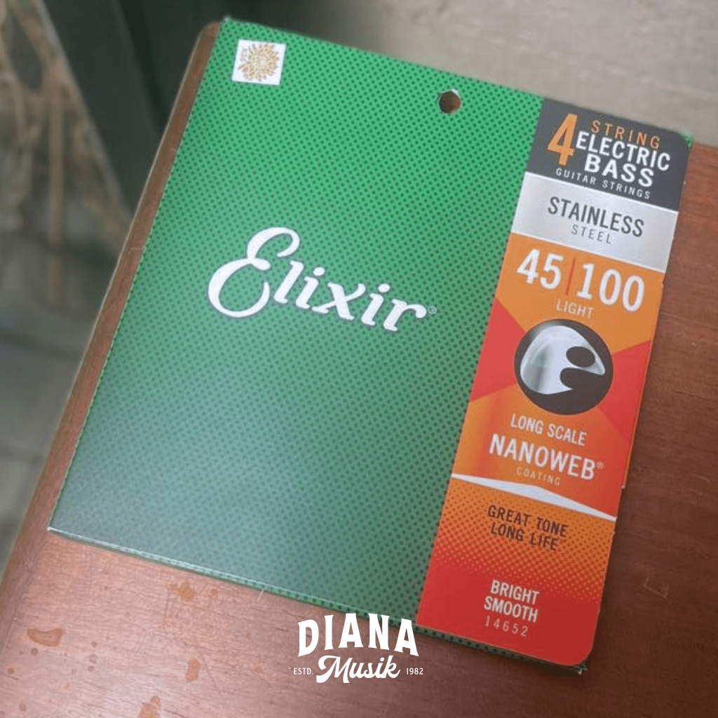 Jual Senar Bass Elektrik Elixir Stainless Steel 0.45-100 w/Nanoweb Coat ...