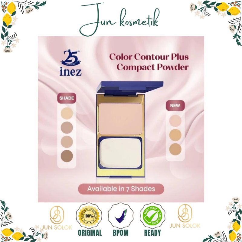 Jual JUNKOSMETIK - INEZ Color Countour Plus Compact Powder | 100% ...