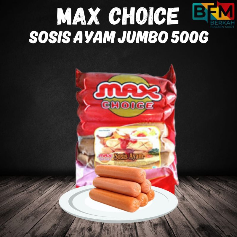 Jual Max Choice Sosis Jumbo 500g/Max Choice Sosis Ayam Mini 500g/Max ...