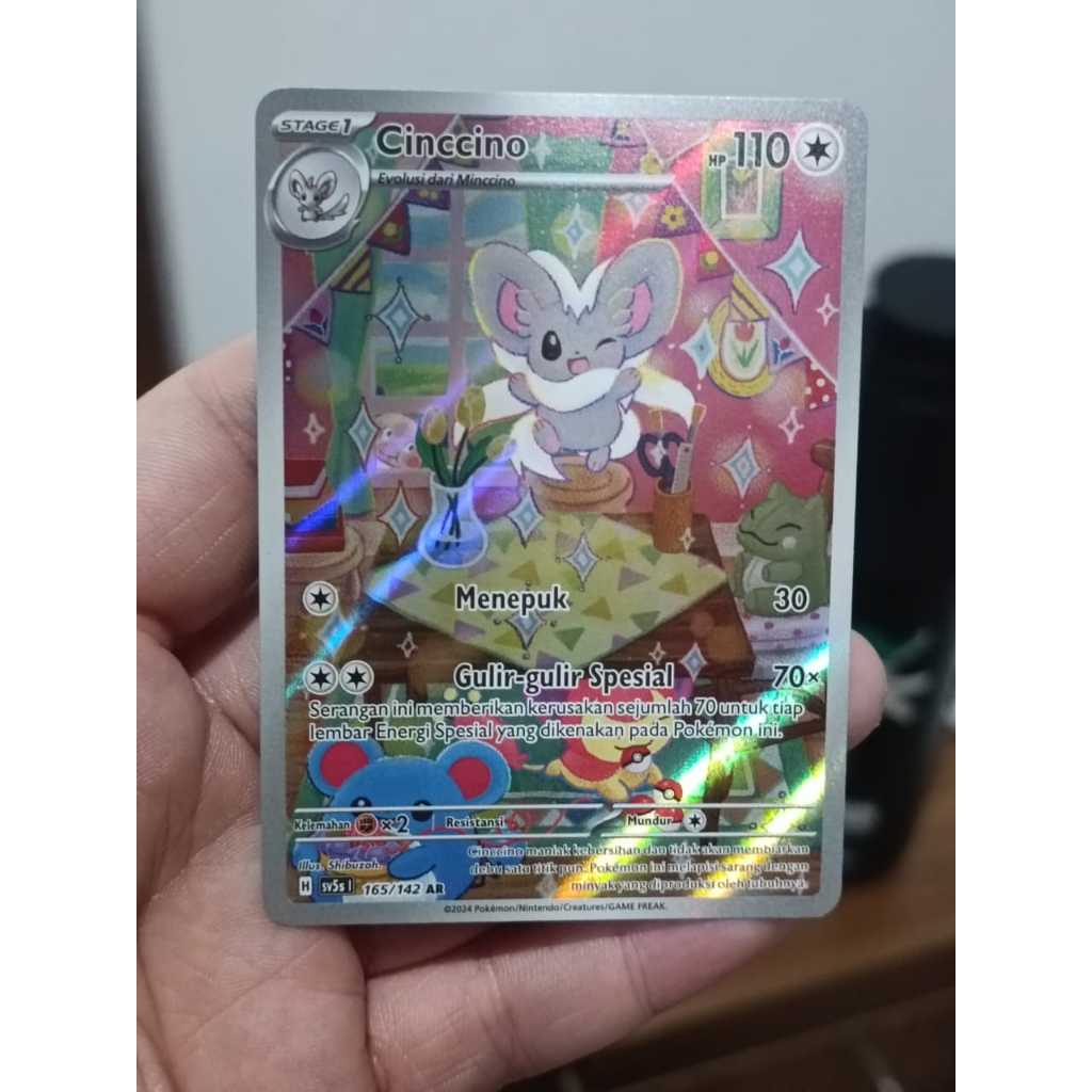 Jual Pokemon TCG Indonesia Cinccino SV5s 165/142 AR Paradoks Andalan | Shopee Indonesia