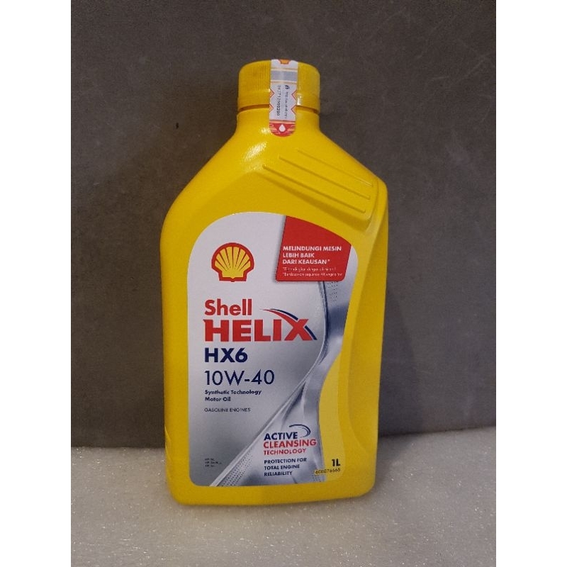 Jual Shell Helix HX6 10/40 Liter 100% Original(GRATIS jasa ganti oli ...