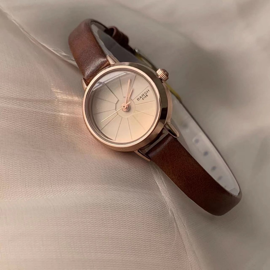 Jual Jam Tangan Wanita Fashion Tali Kulit Jam Analog Kecil Gaya Korea ...
