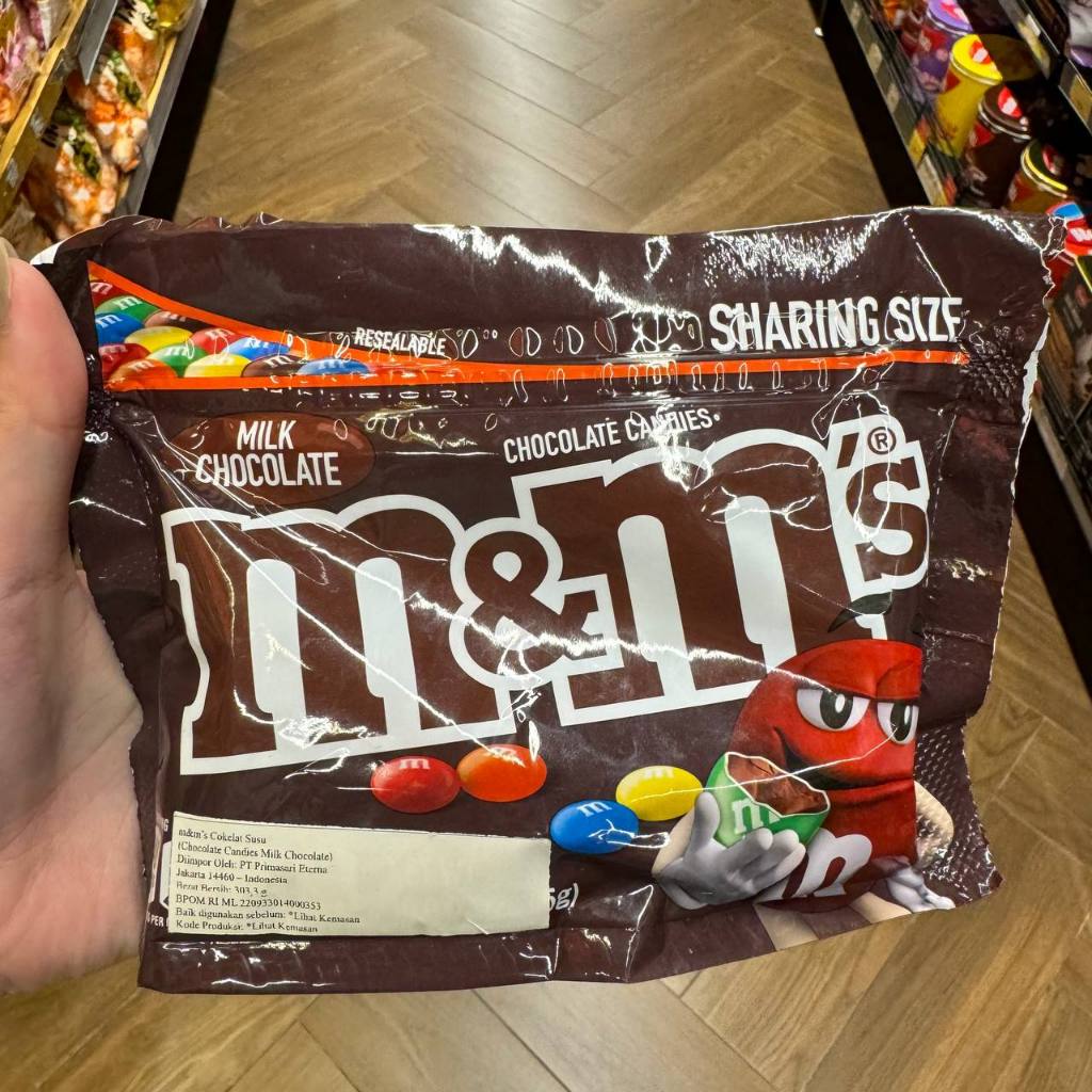 Jual M&M's Chocolate Candies Permen Coklat MnM Sharing Size Resealable ...