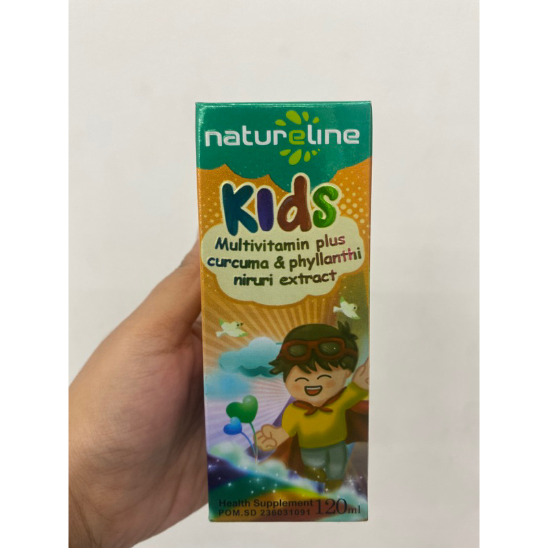 Jual NATURELINE KIDS MULTIVITAMIN 120 ML | Shopee Indonesia