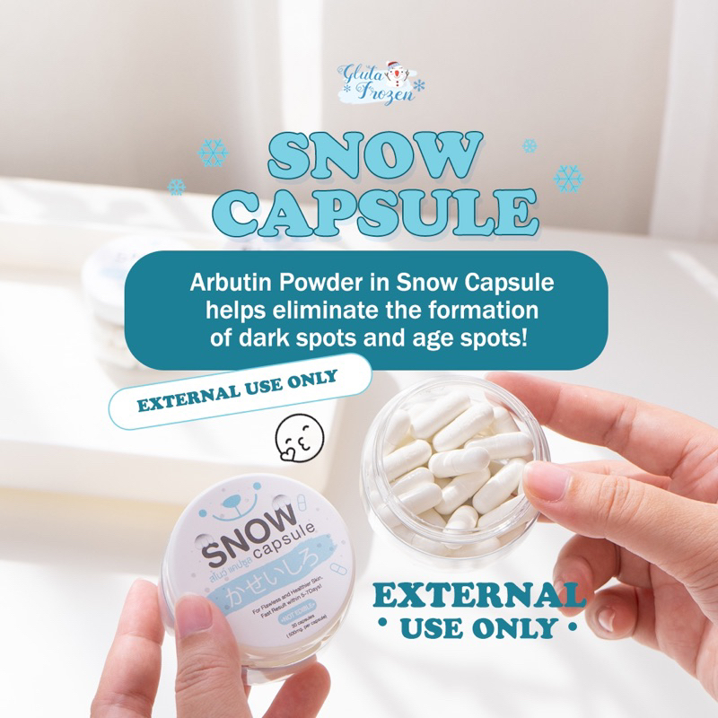 Jual SNOW CAPSULE FROM GLUTA FROZEN COLLAGEN WHITENING THAILAND ...