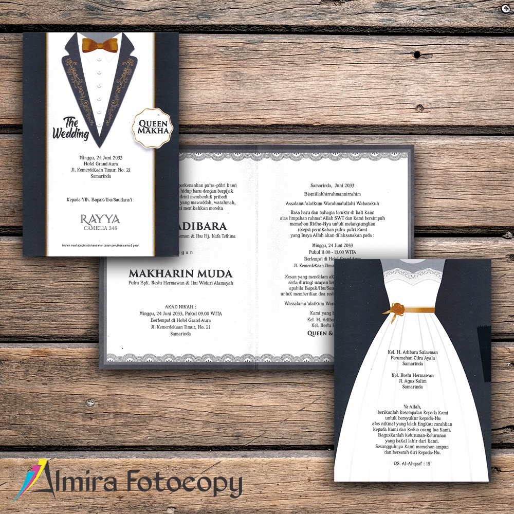 Jual Blangko Undangan Pernikahan Rayya - Undangan Cetak | Undangan ...