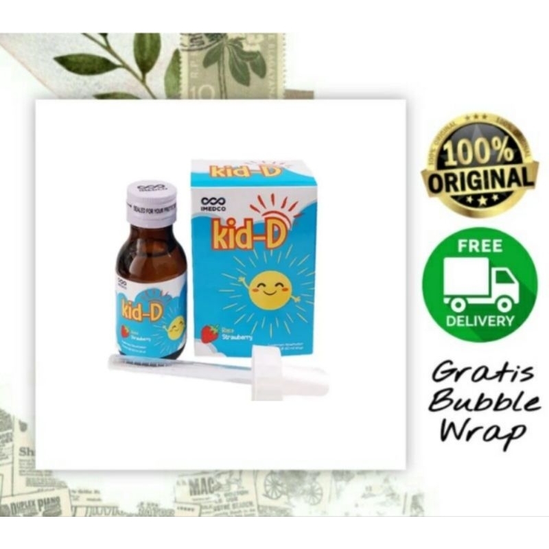 Jual Kid D 400 ui sirup / Vitamin D3 untuk anak / Vitamin D3 sirup ...