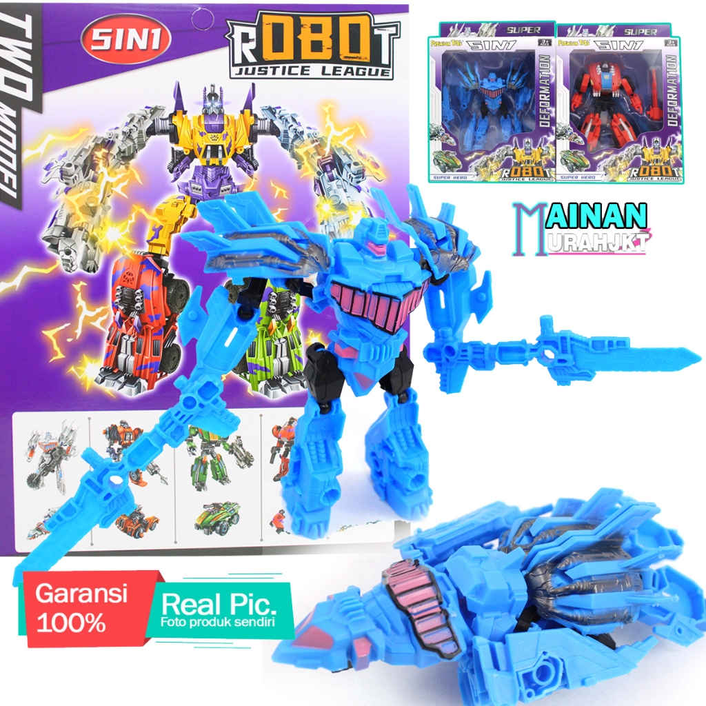 Jual GROSIR MAINAN ANAK MURAH ROBOT JUSTICE LEAGUE PR-17861 ROBOT SUPER ...
