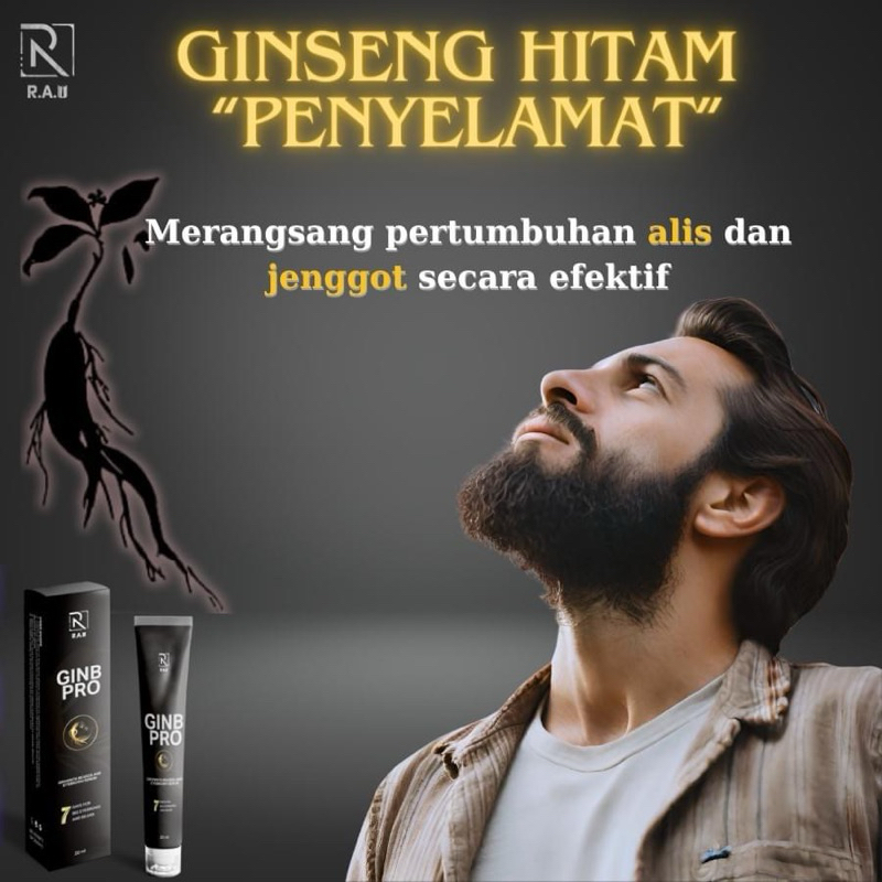 Jual GINBPRO SERUM PERTUMBUHAN JENGGOT GINB PRO MEMBENTUK 5 kali lipat ...