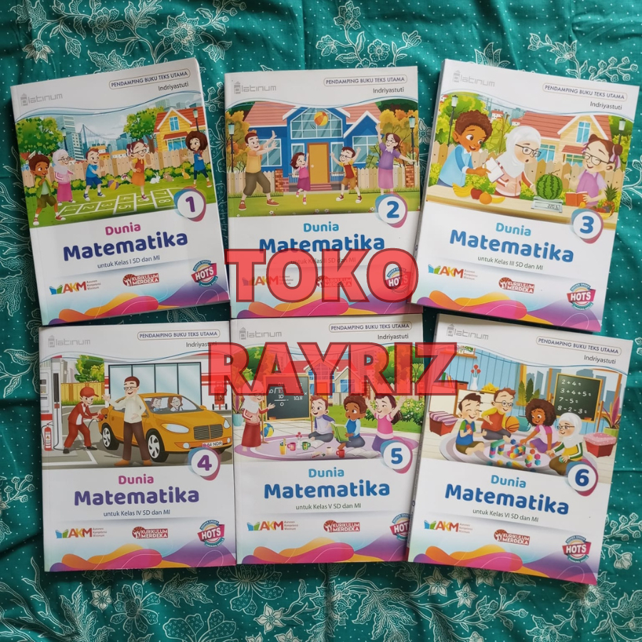 Jual PLATINUM Buku Matematika SD/MI Kelas 1 2 3 4 5 6 Dunia Matematika Tiga Serangkai Kurikulum ...