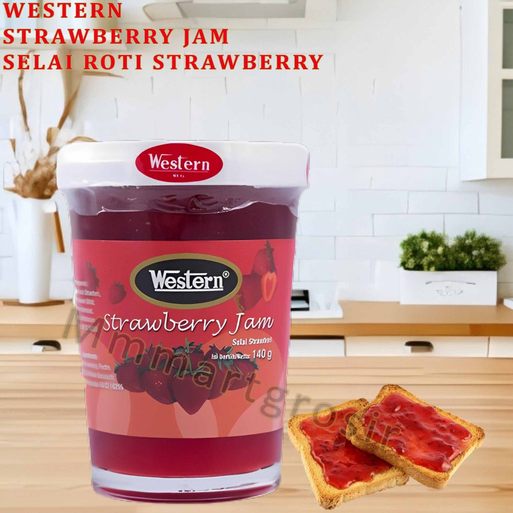Jual Western / Selai Roti Strawberry / Strawberry Jam / 140gr | Shopee ...