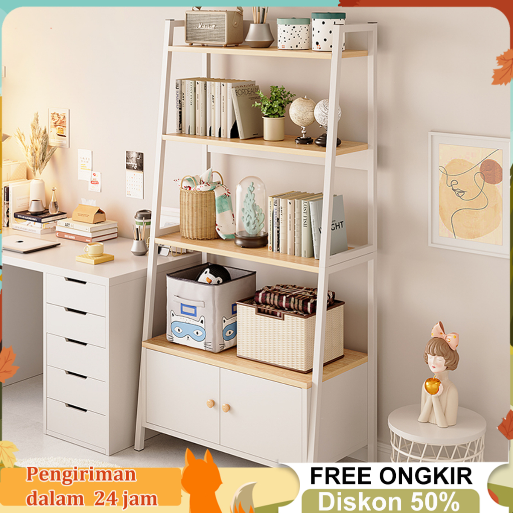 Jual IH Rak Besi Putih Rak Susun Rak Pajangan Rak Serbaguna Rak Buku ...