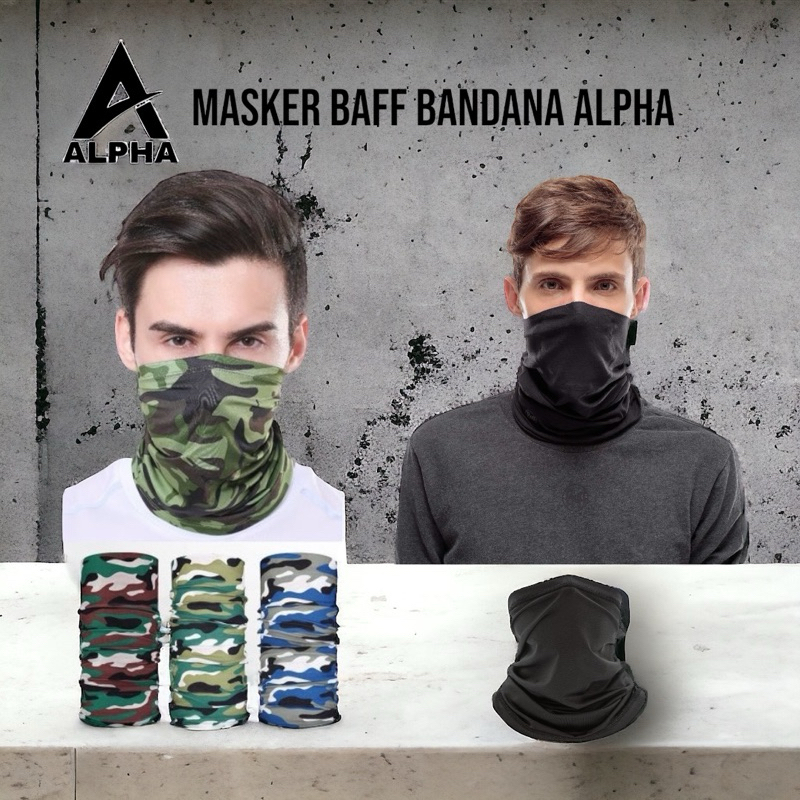 Jual ALPHA ADV Masker Pelindung Wajah Bandana Pelindung Leher Neckwear ...