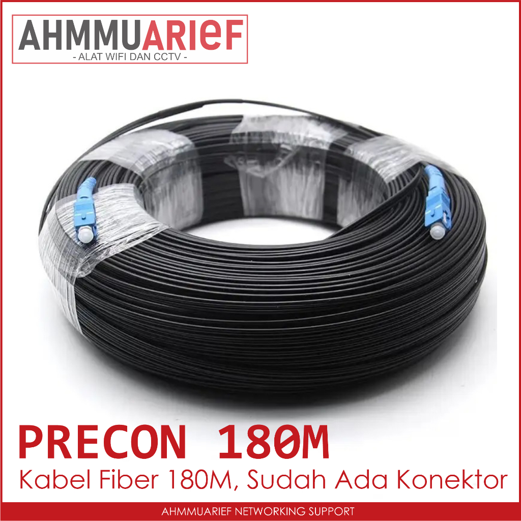 Jual KABEL PRECON 180M 180 M METER FIBER OPTIK CABLE DROPCORE SM 1 CORE ...