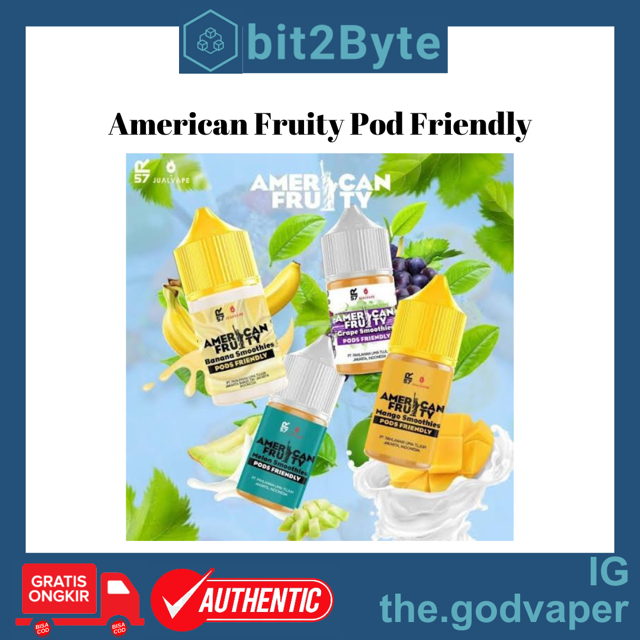 Jual AMERICAN FRUITY Smoothies Pod Friendly 12MG 30ML | Shopee Indonesia
