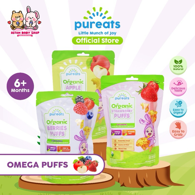 Jual Pureats Organic Puffs 30gr - Pure eats Snack Anak Bayi 6 Bulan Ke ...