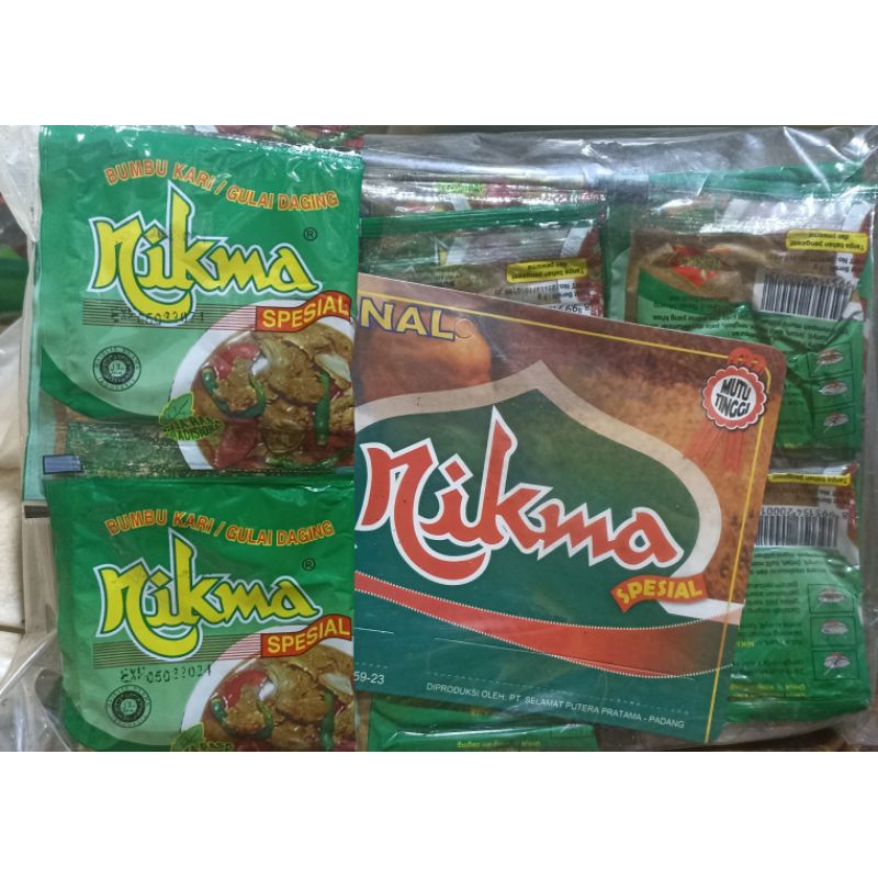 Jual Bumbu Nikma Kari/Gulai Rentengan (5gram) pack | Shopee Indonesia