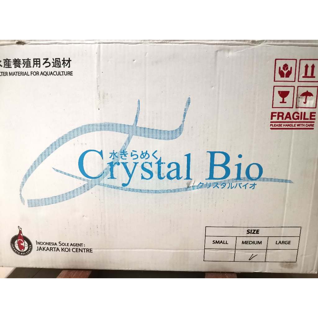 Jual Media Filter Biologis Crystal BIO Original Japan size M Repack 250 ...