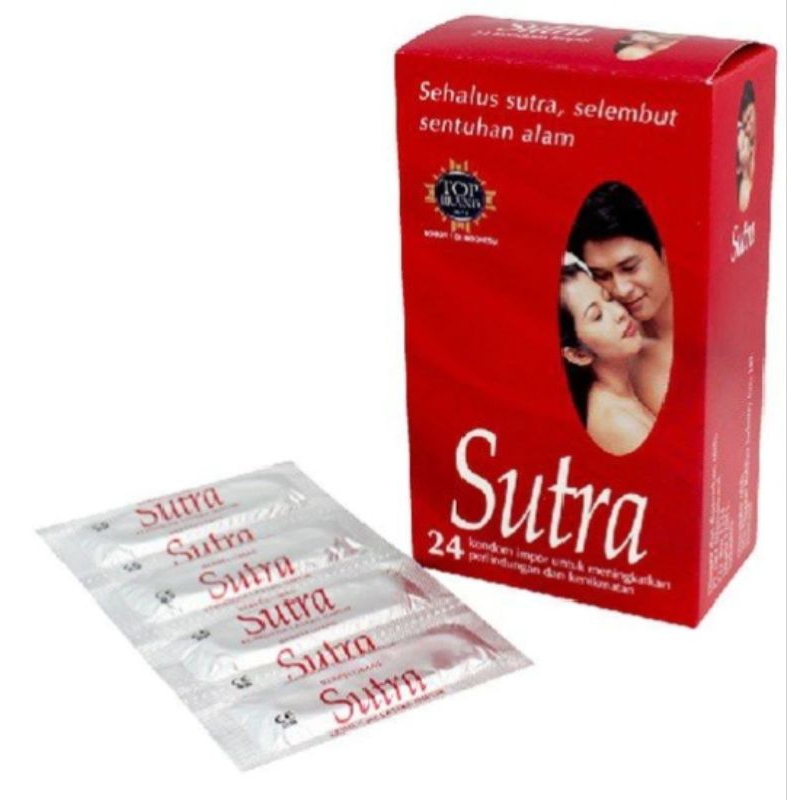 Jual Kondom Sutra Classic Merah isi 24 pcs / Kondom Merah 24 Klasik / Alat Kontrasepsi Kehamilan ...
