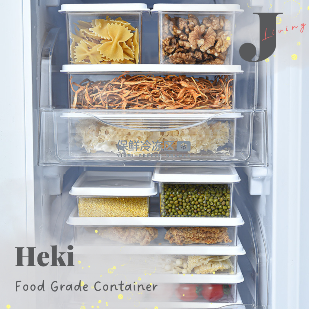 Jual |J LIVING| HEKI Food Container Fresh Makanan Estetis Box Tutup ...