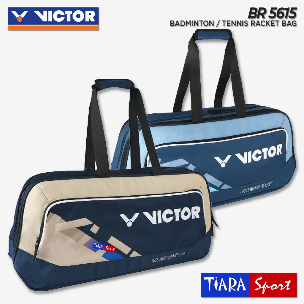 Jual Tas Raket 2R VICTOR BR 5615 - Khaki / Blue - Badminton Tennis ...