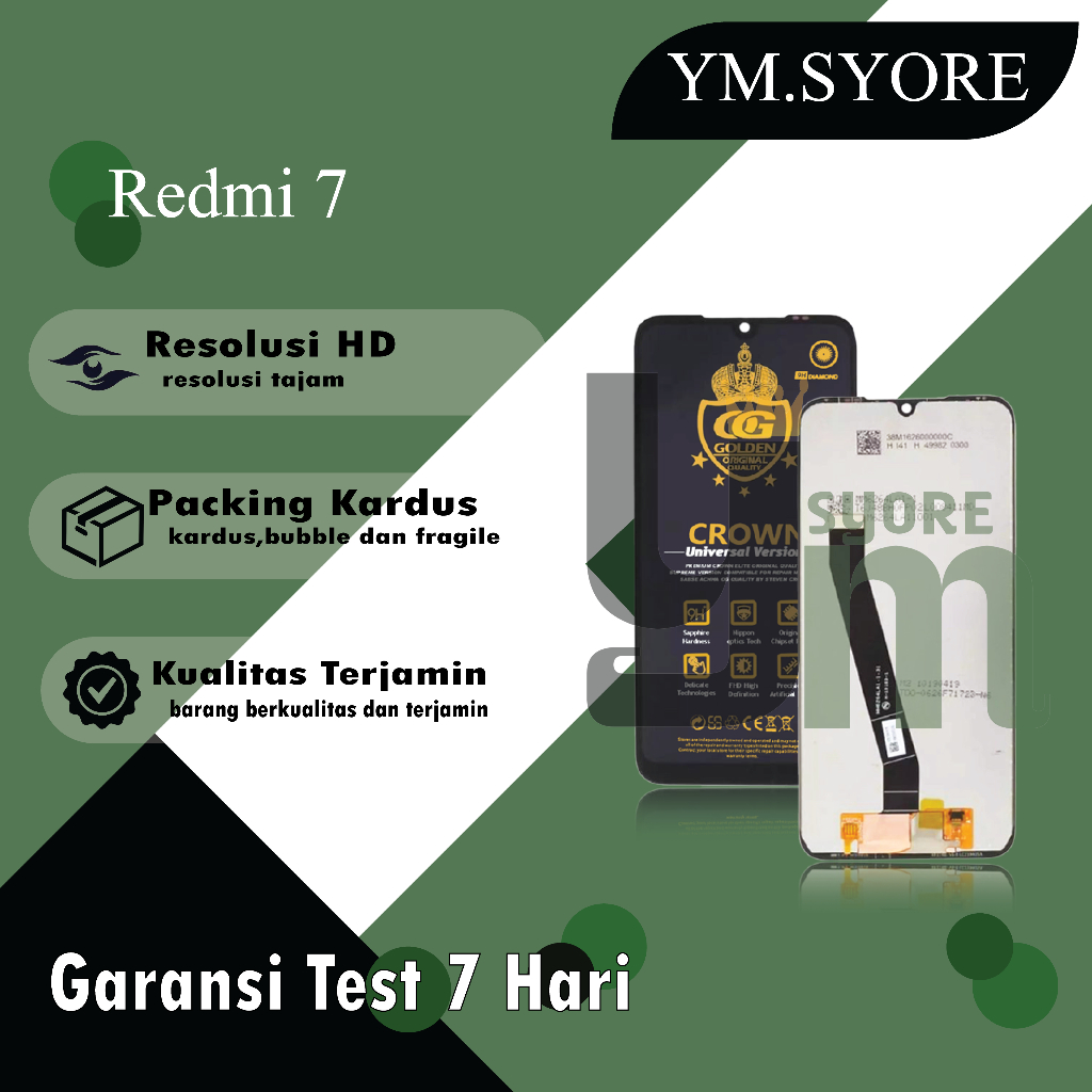 Jual LCD REDMI 7 / REDMI NOTE 7 TOUCHSCREEN FULLSET COMPLETE ORIGINAL ...