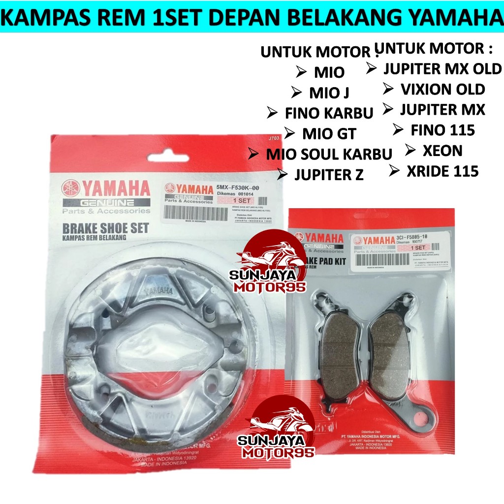 Jual KAMPAS REM depan belakang Vega ZR - Jupiter MX- Vixion - Jupiter Z1 / ROBOT - Vega R new ...