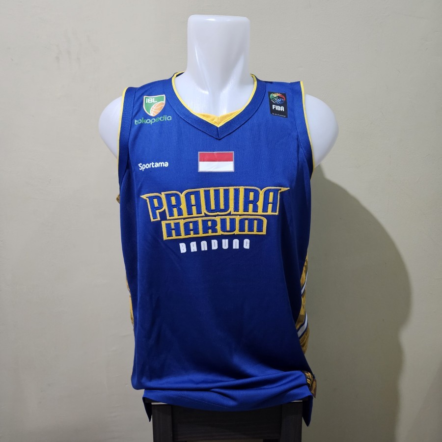 Jual Jersey Basket Prawira Bandung 2024 Home Official L | Shopee Indonesia