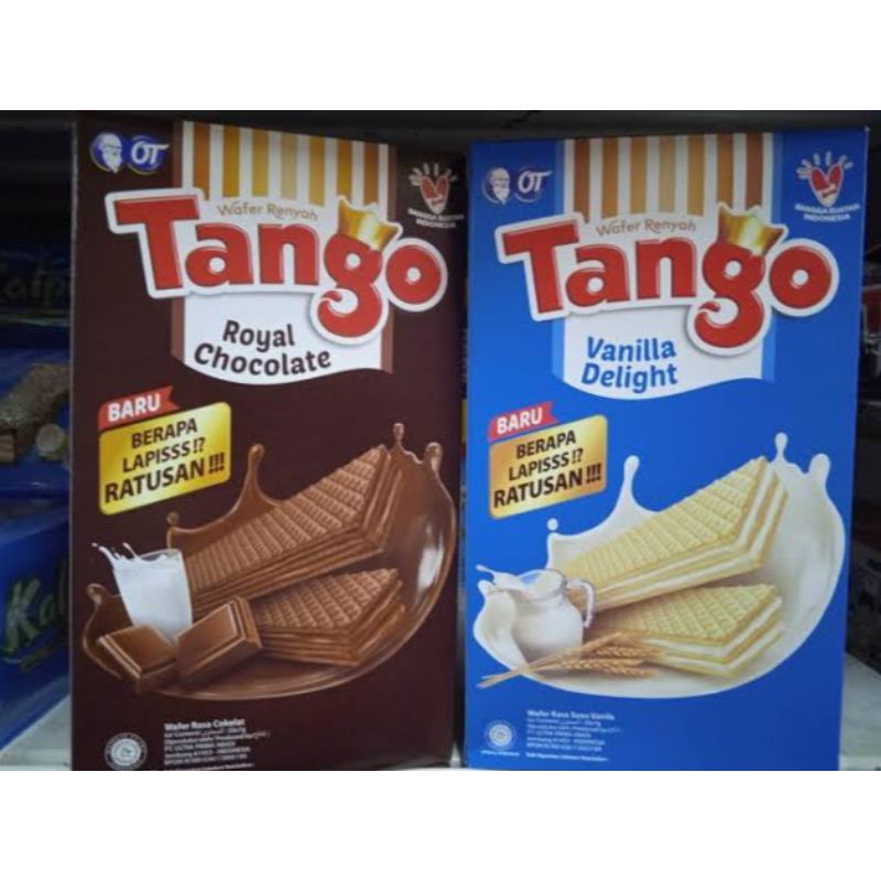 Jual Tango Wafer Royal Chocolate / Vanilla Box (7 gram x 20 pcs ...