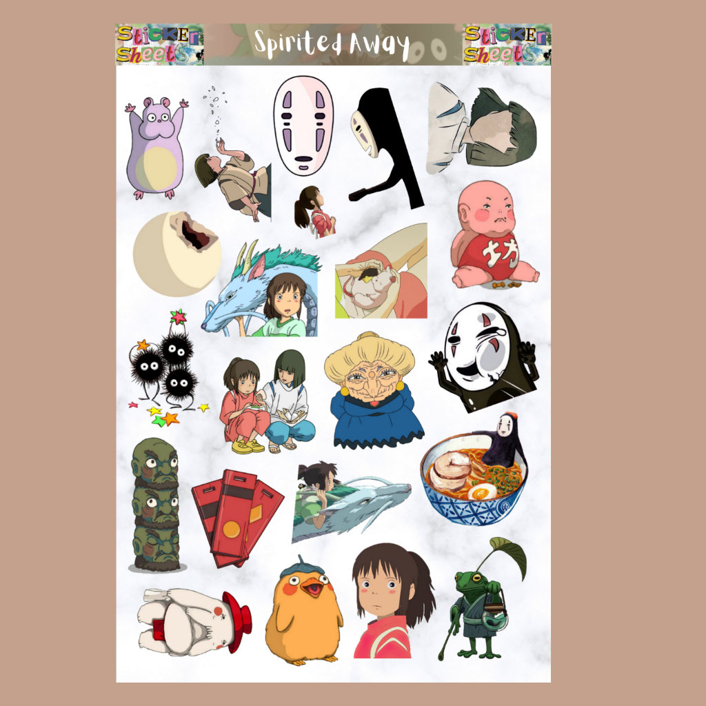 Jual Studio Ghibli vol 1 Sticker Sheet | Shopee Indonesia