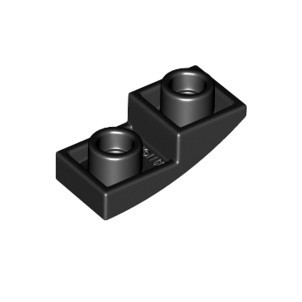 Jual Lego Black Part 24201 Slope, Curved 2 x 1 Inverted | Shopee Indonesia