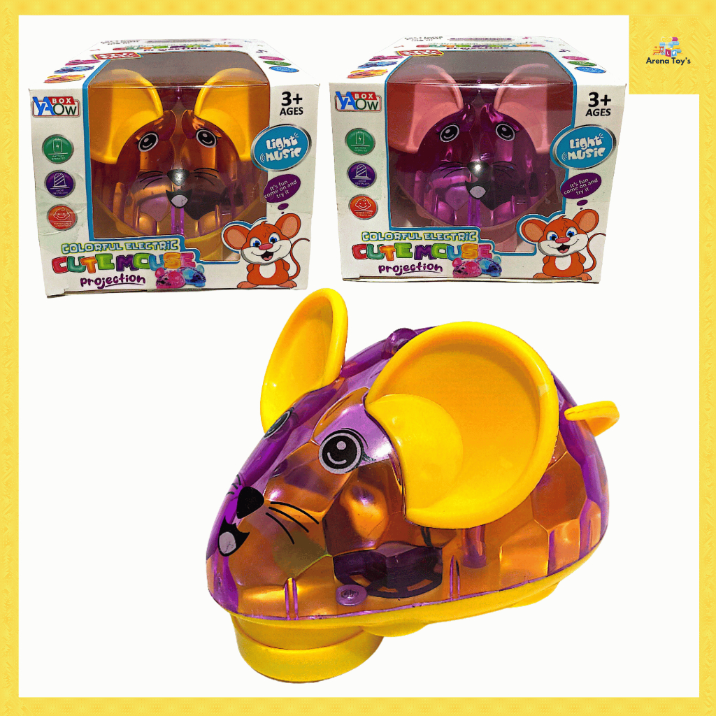Jual Mainan Anak Tikus Lucu Menyala Bisa Berjalan Ada Musik, Lampu Dan ...