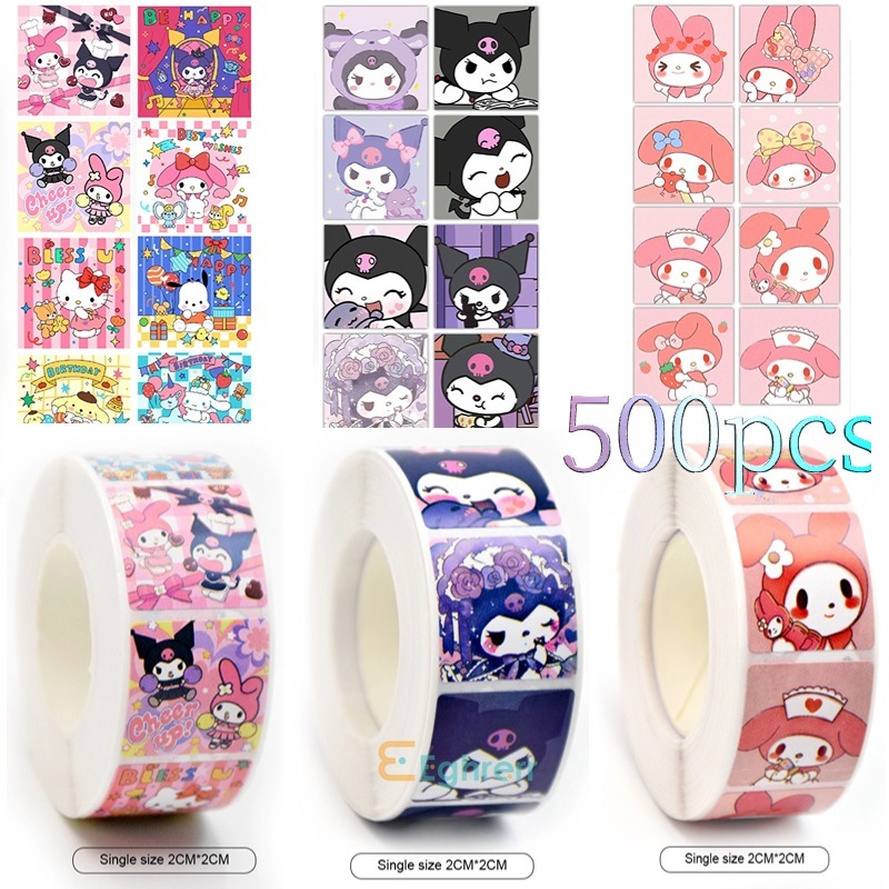 Jual EG-500PCS Stiker Label Thank You STICKER SANRIO JOURNALLING Kartun Lucu Stiker Freebies ...